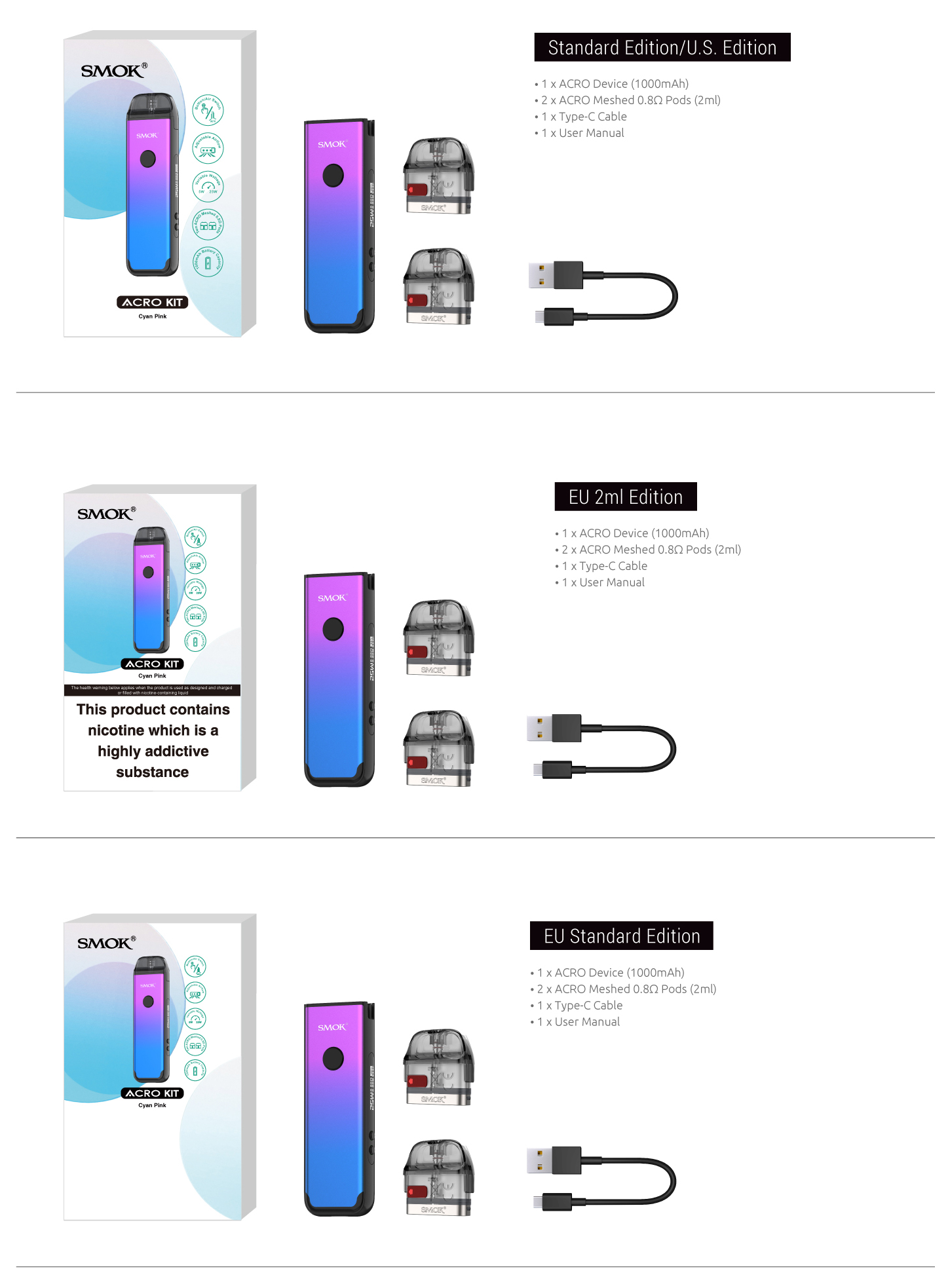 SMOK ACRO KIT | DISCOUNT VAPOR & DAIRY