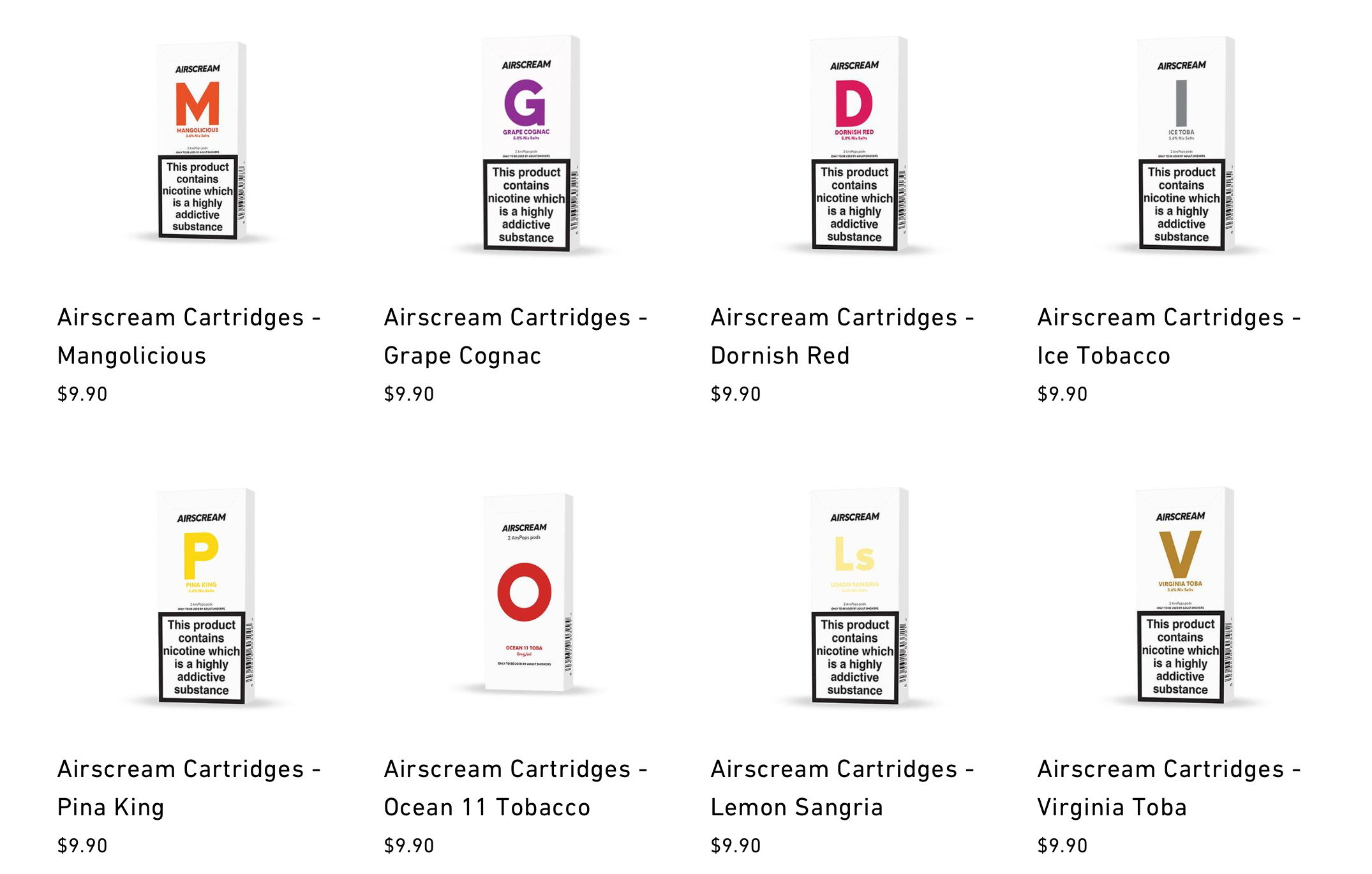 Airscream pods | DISCOUNT VAPOR & DAIRY